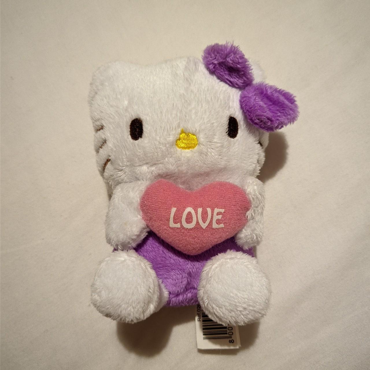 Sanrio Hello Kitty hand-sized plush stuffed animal... - Depop