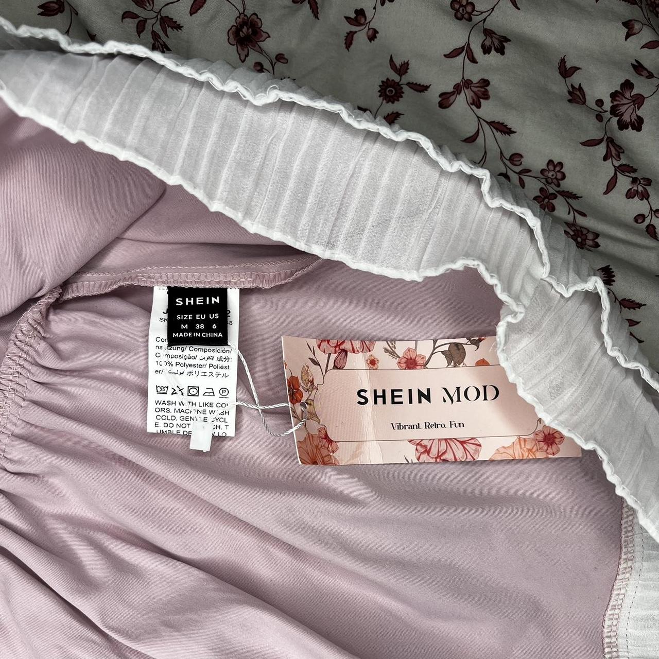 SHEIN X Jadee Vice SHEIN MOD Lace Up Front Two Layer... - Depop