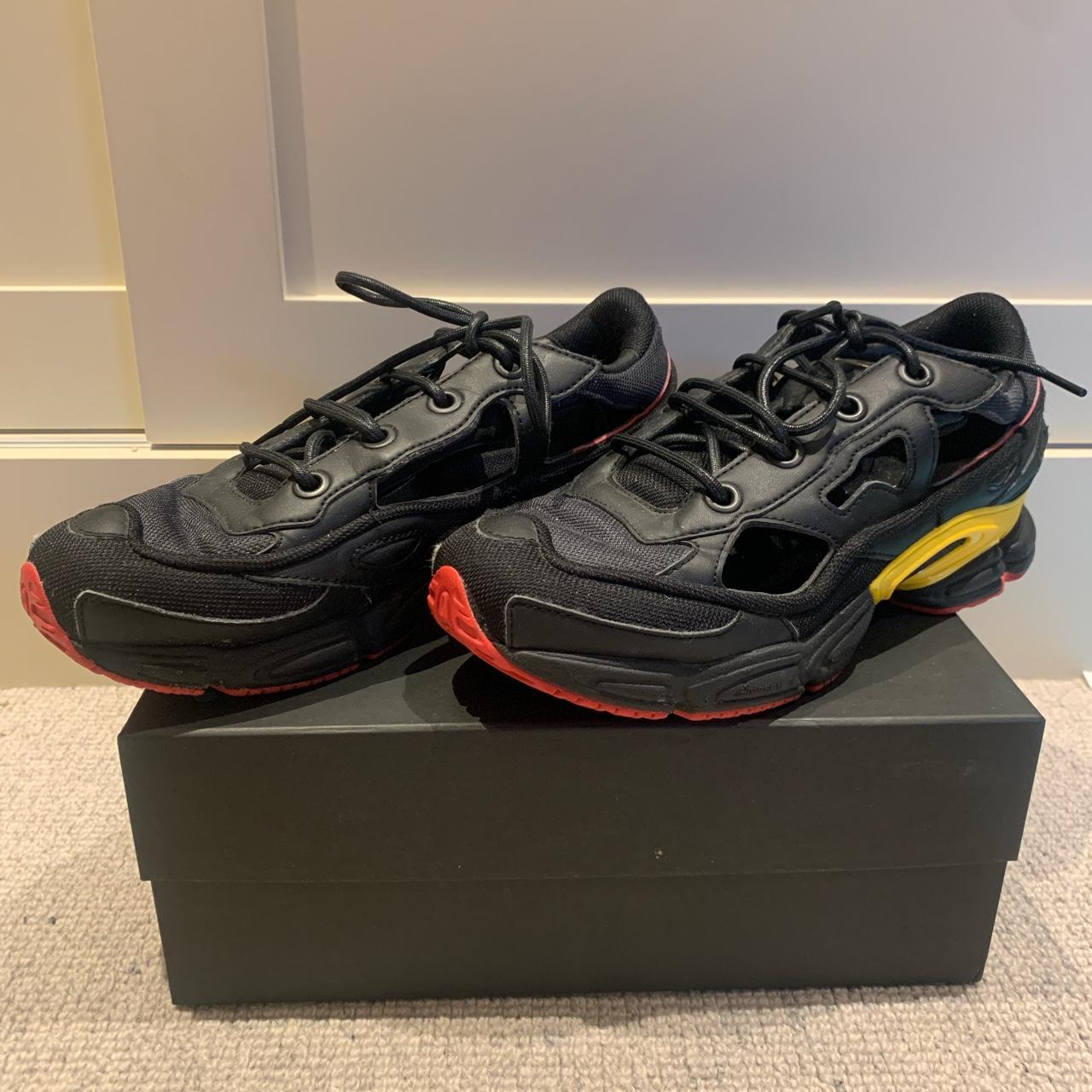 Raf Simons Men's Black and Yellow Trainers | Depop