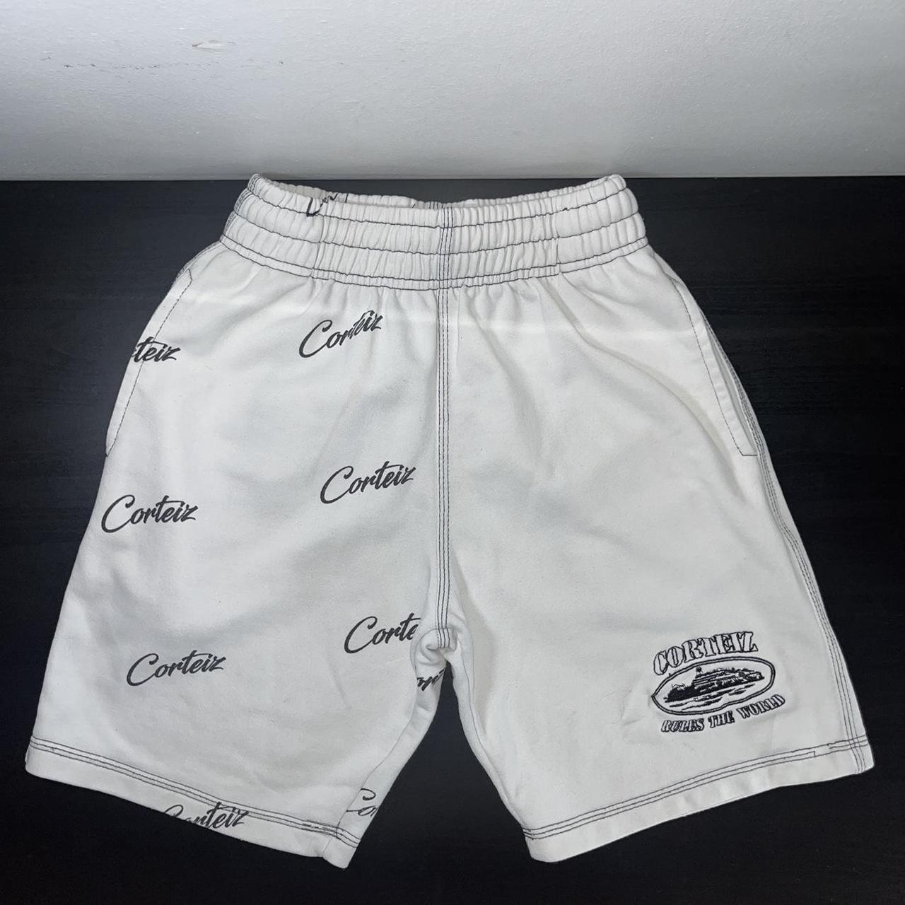 Corteiz Division Shorts White/Black 💧 Rare Black... - Depop