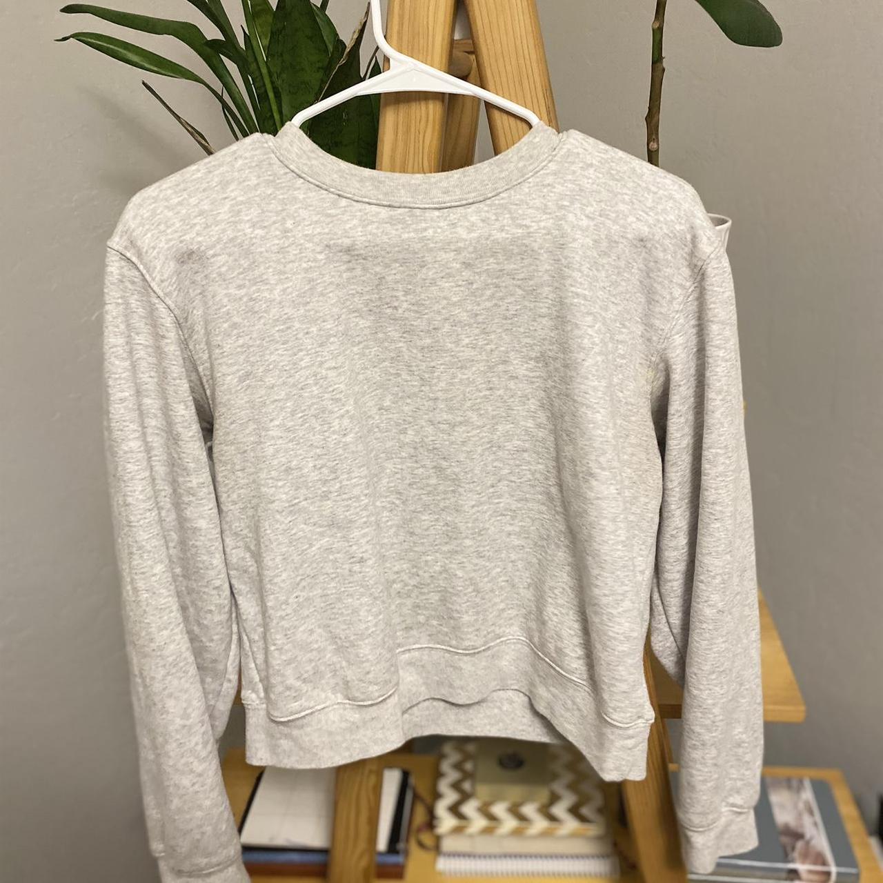 Medium light grey pullover from Fabletics. Super... - Depop