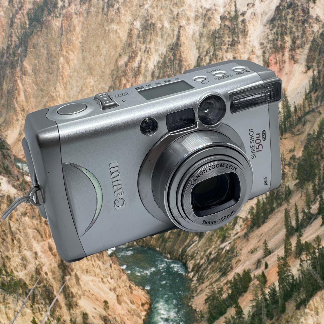 Canon Silver and Grey Cameras-and-accessories | Depop