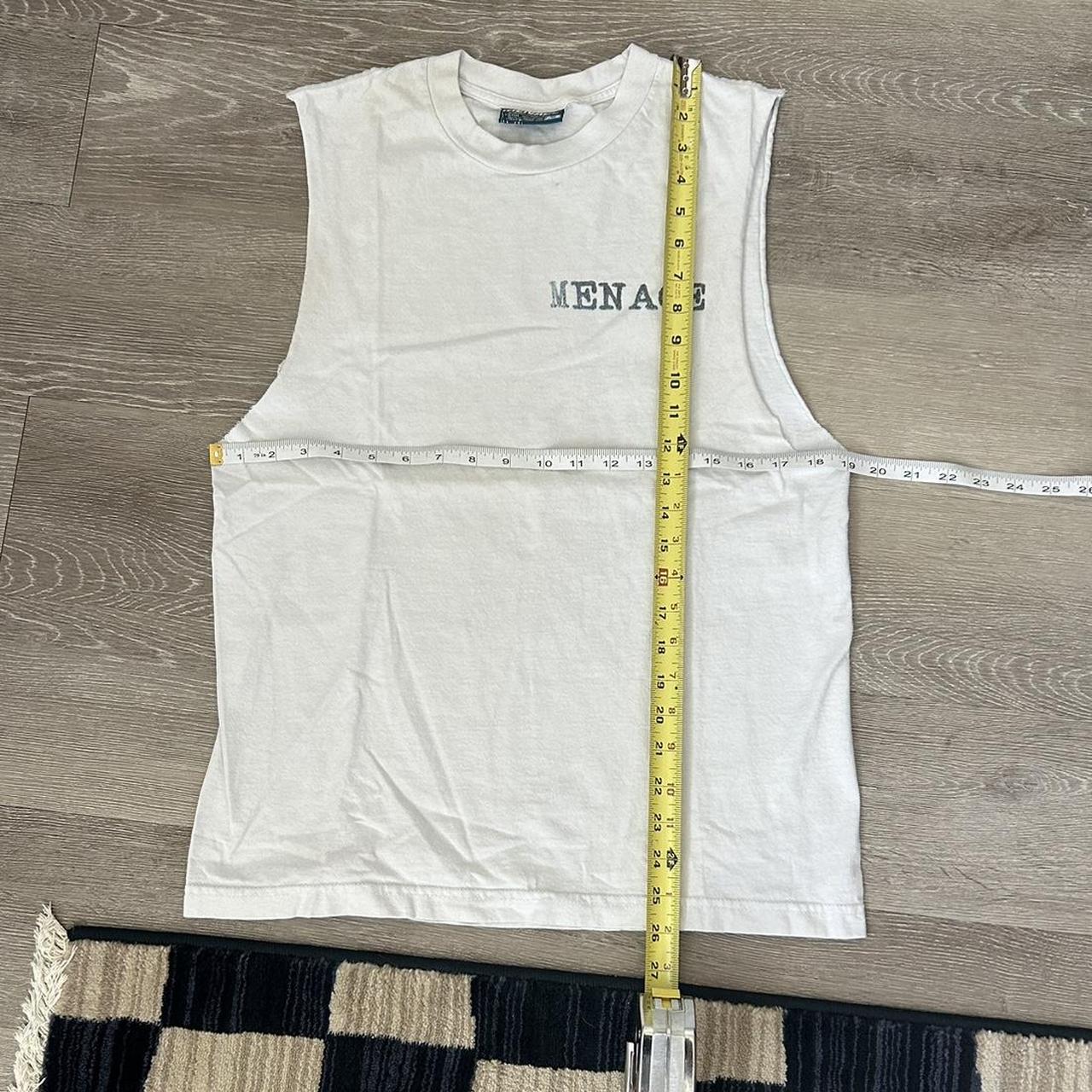 Menace LA matrix style tank top Cut the sleeves... - Depop