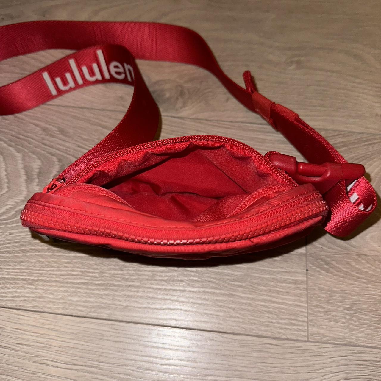 Red Lululemon Cross body bag Only available to... - Depop