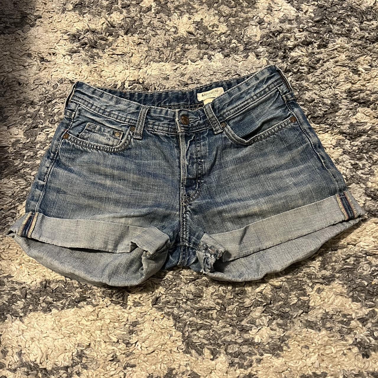 Size 4 Denim Shorts •Womens Size 4 •Smoke free home... - Depop