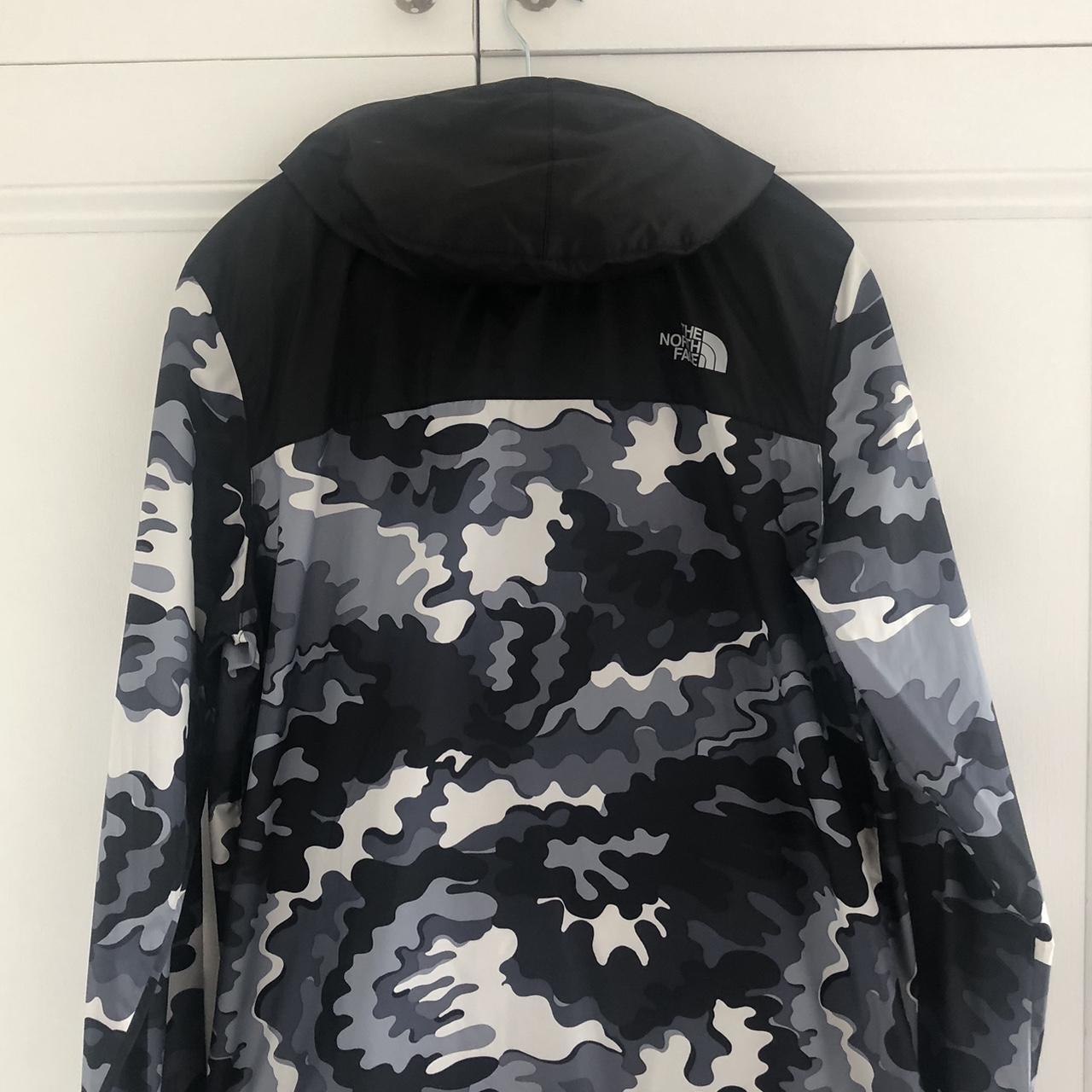 Camouflage The North Face half zip... - Depop