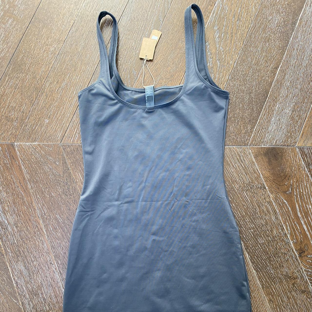 Skims dark grey dress Size S - Depop