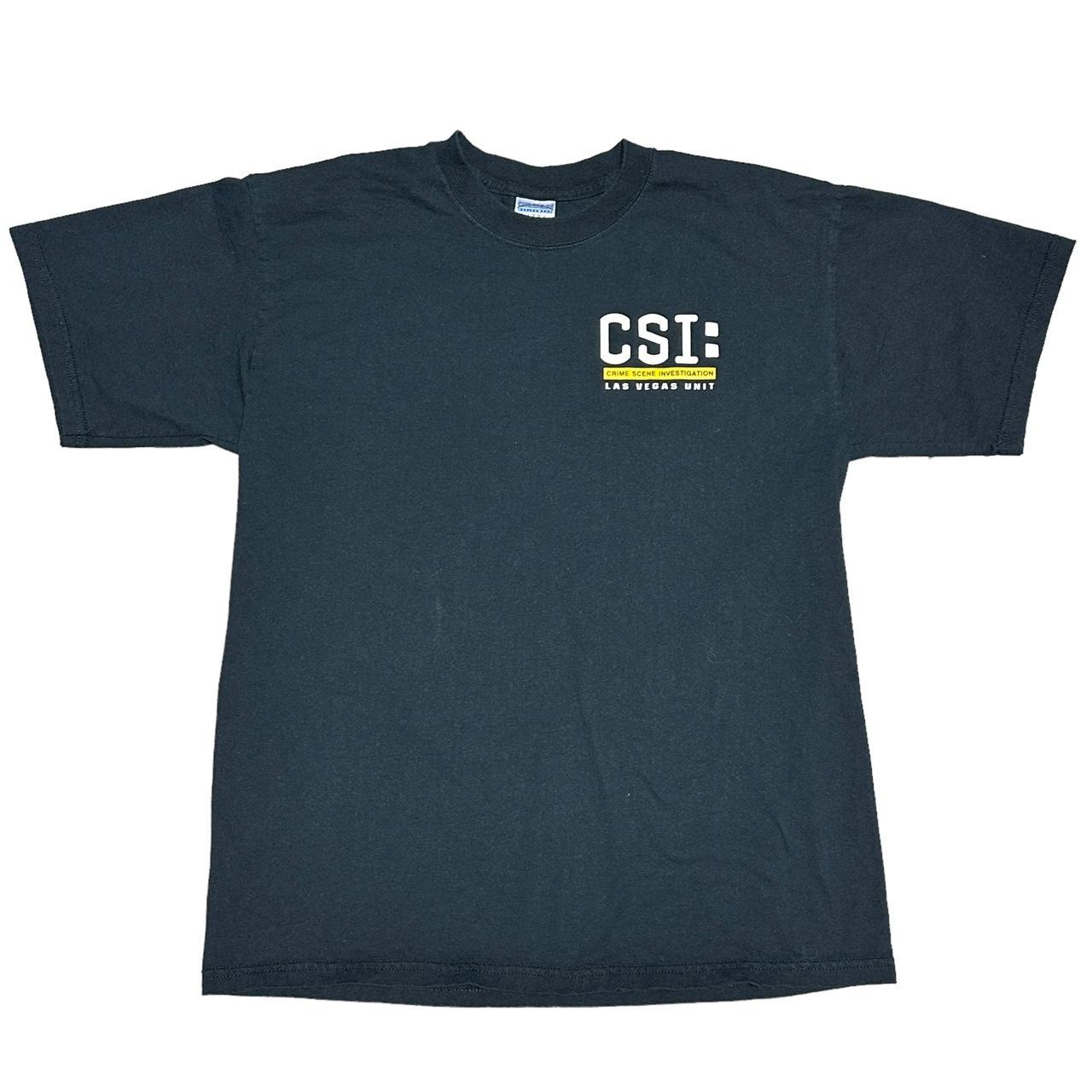Vintage/Y2K CSI Graphic Tee •Size: L •Pit to Pit:... - Depop