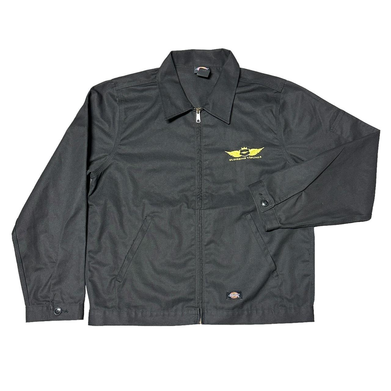 Embroidered Dickies Work Jacket •Size: L •Pit to... - Depop