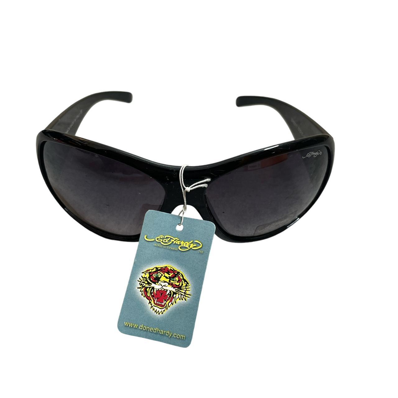 Ed Hardy sunglasses 🖤 Good condition - Depop