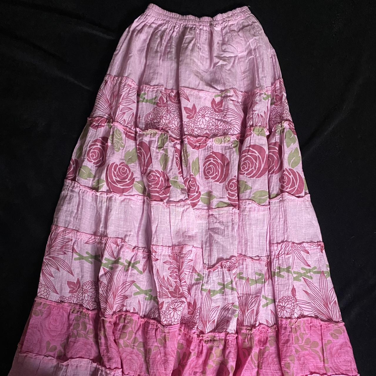 🌸 Handmade whimsycore/pastel goth skirt 🌸 This... | Depop