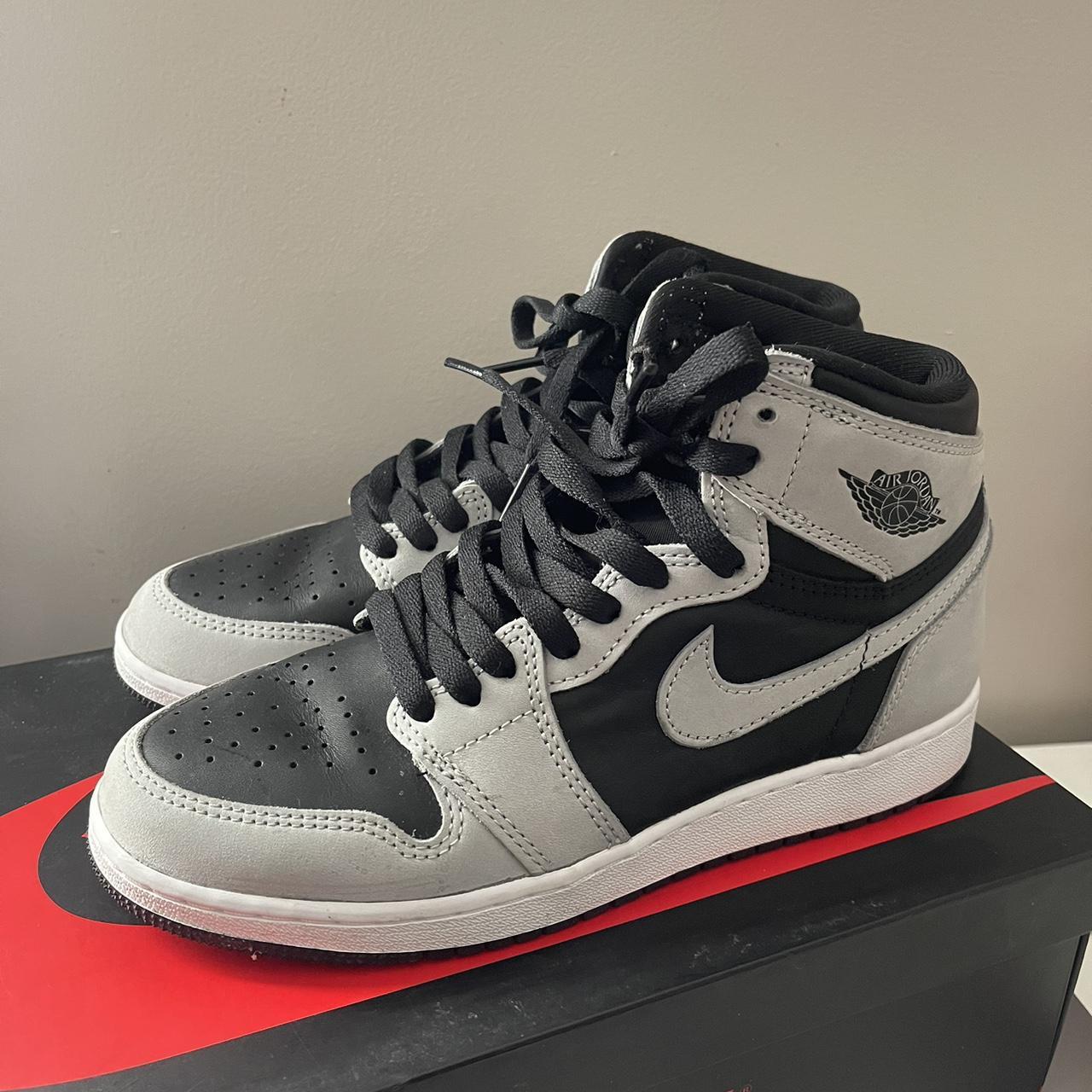 Jordan Men's Black and Grey Trainers | Depop