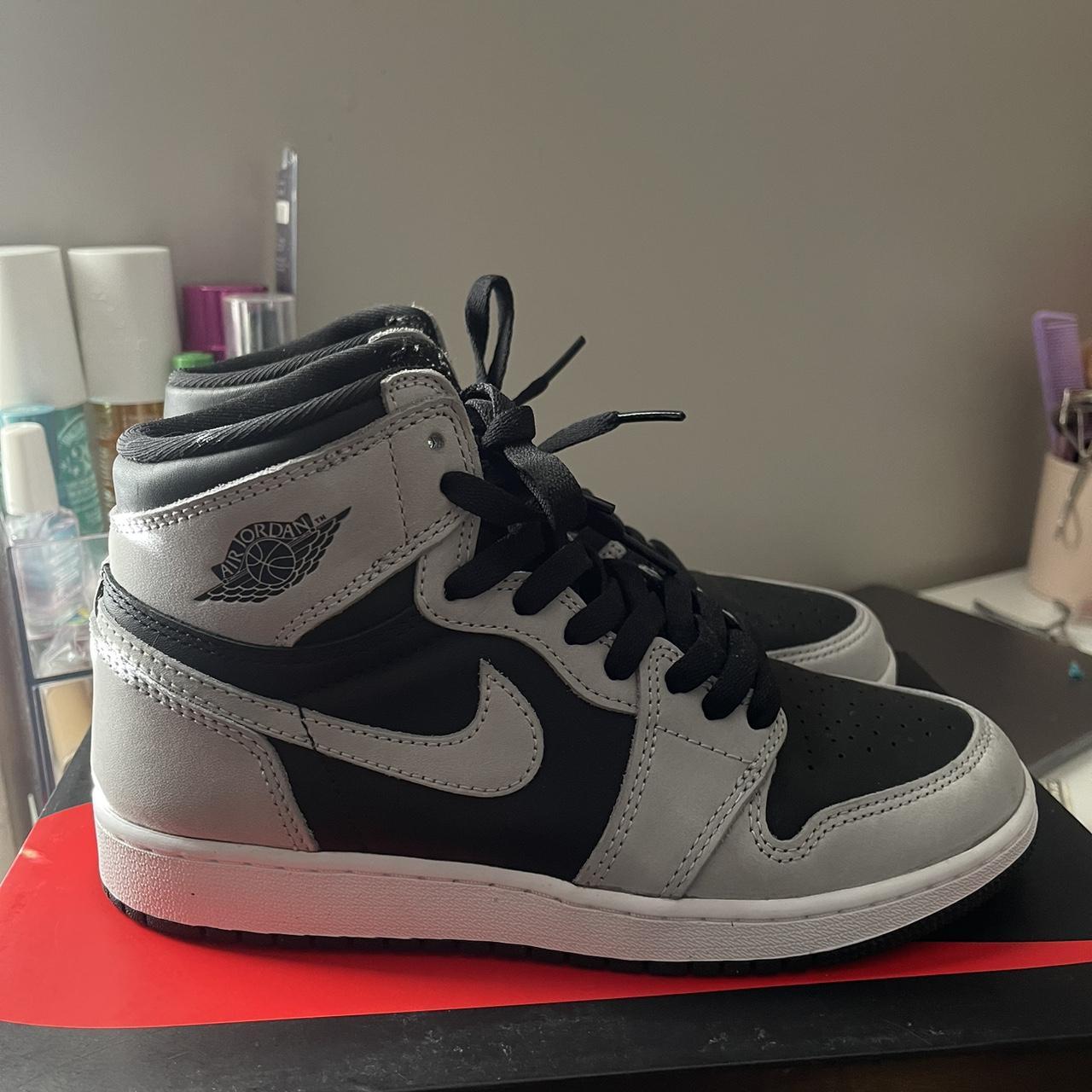 Jordan Men's Black and Grey Trainers | Depop