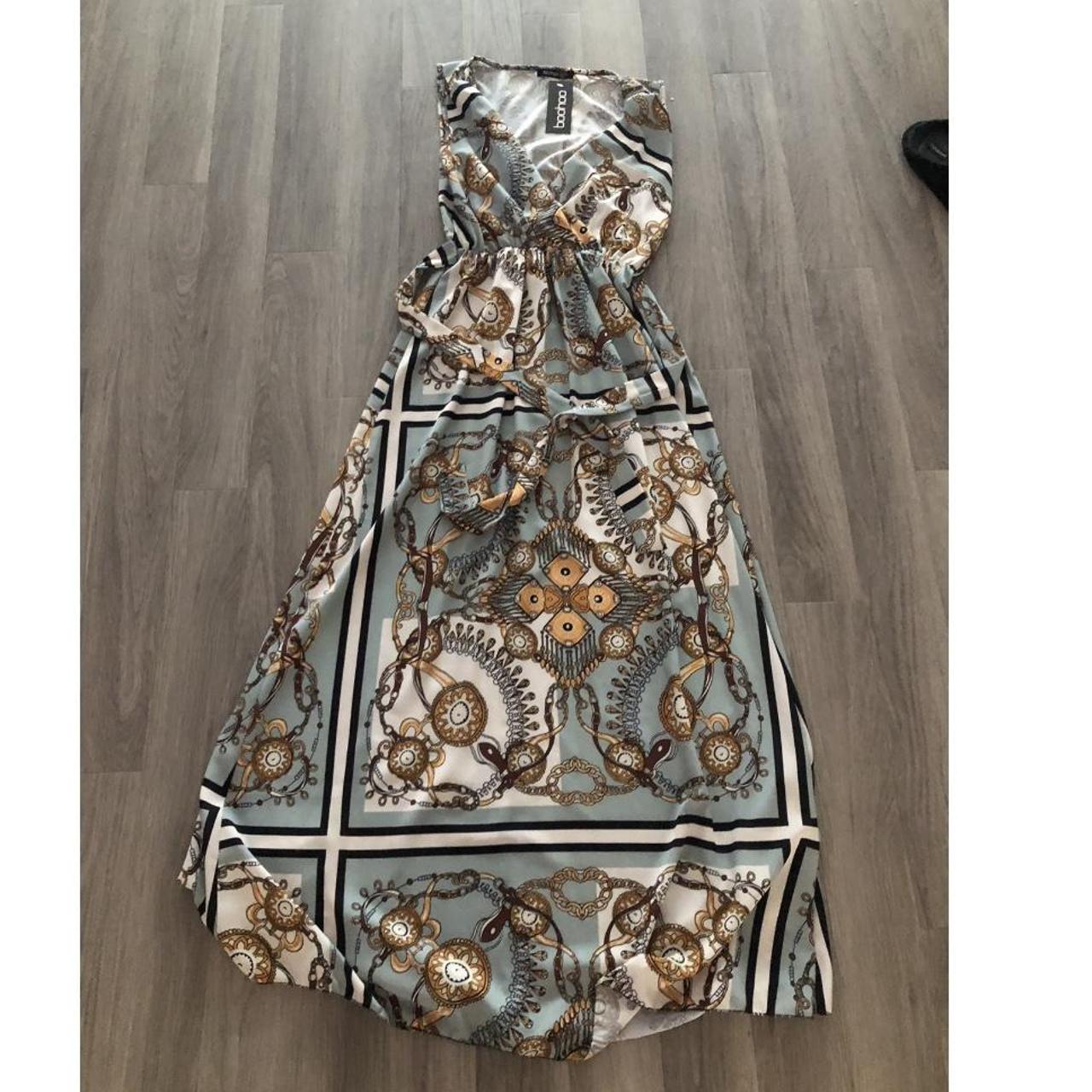 BNWT brand new with tags boohoo maxi dress size 12... - Depop