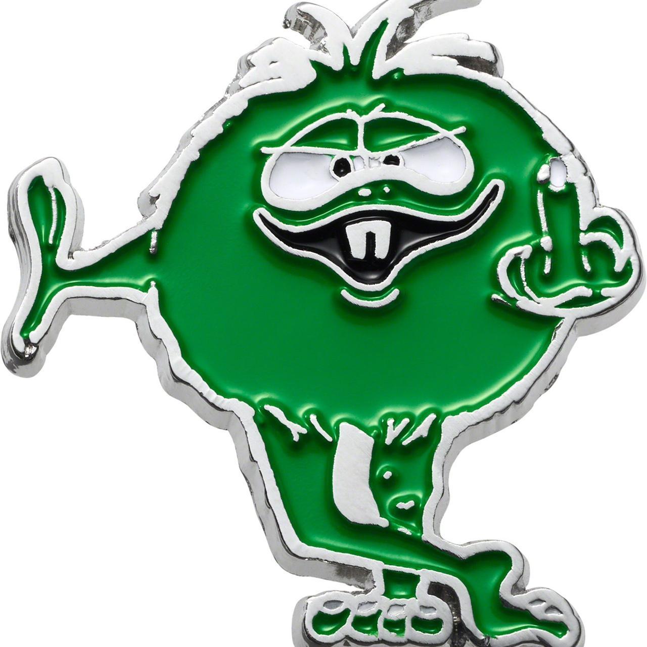 Supreme Camacho Pin + Stickers .875" enamel pin... - Depop