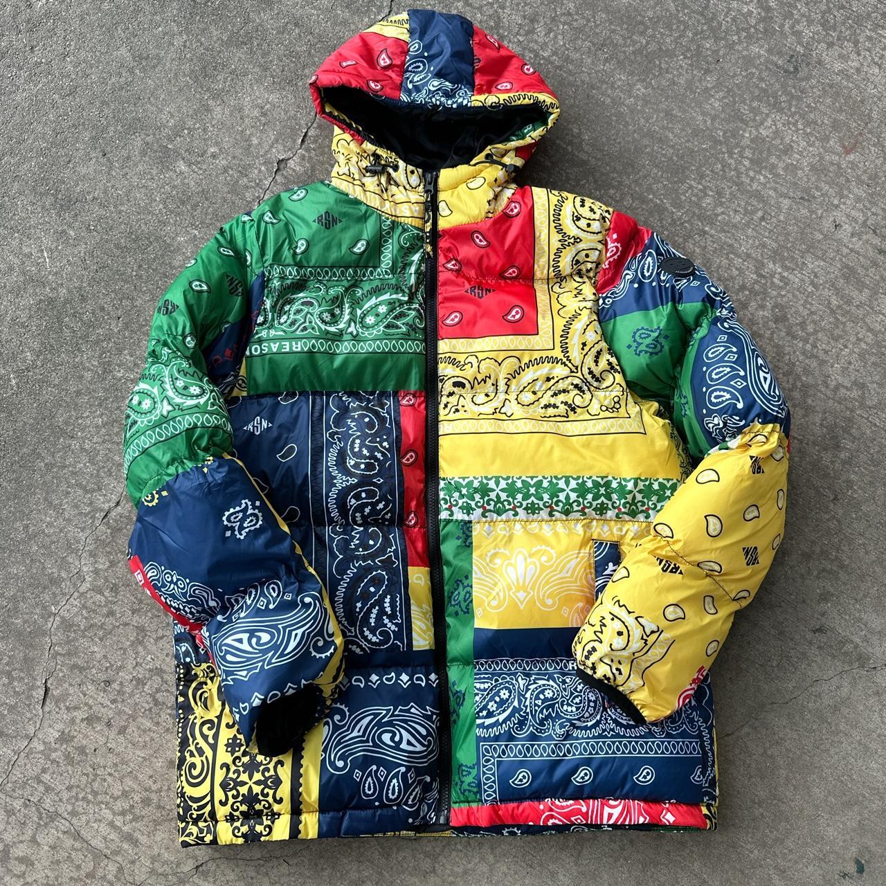 Bandana Puffer 👀 RSN Brand, New York Size: (M)edium... - Depop