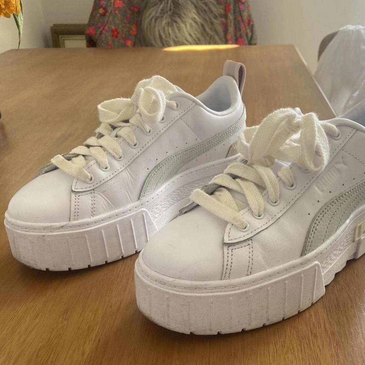 Chunky platform Puma trainers #platform #trainers... - Depop
