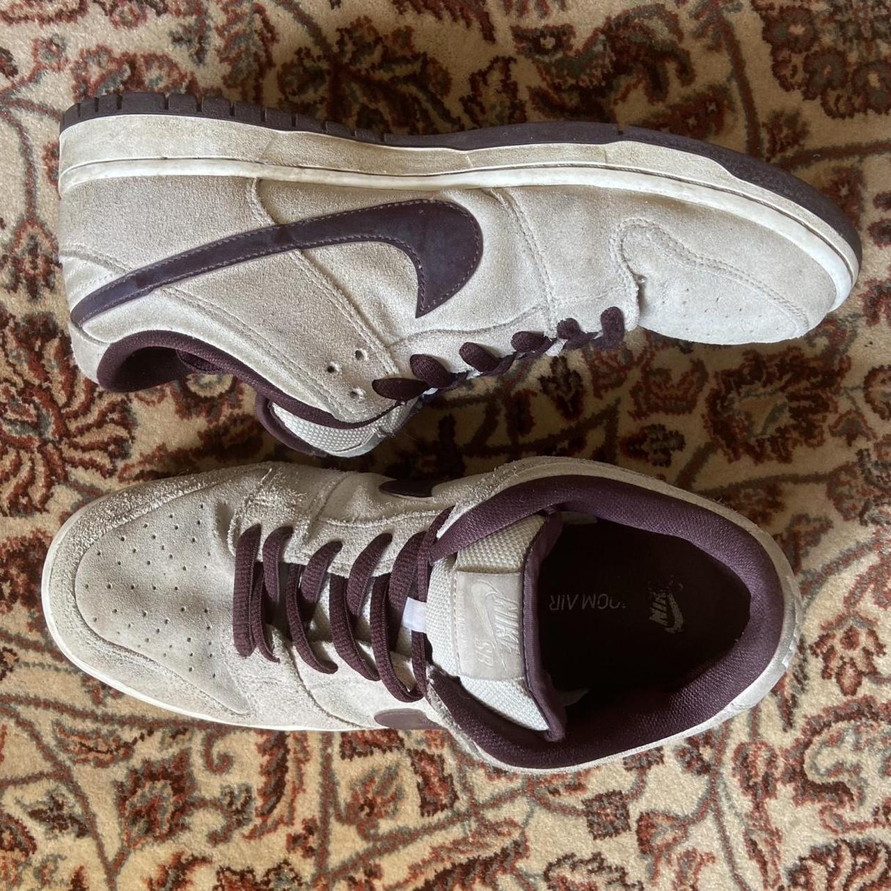 Brown and cream / beige Nike sb dunks size UK 9 Dunk... - Depop