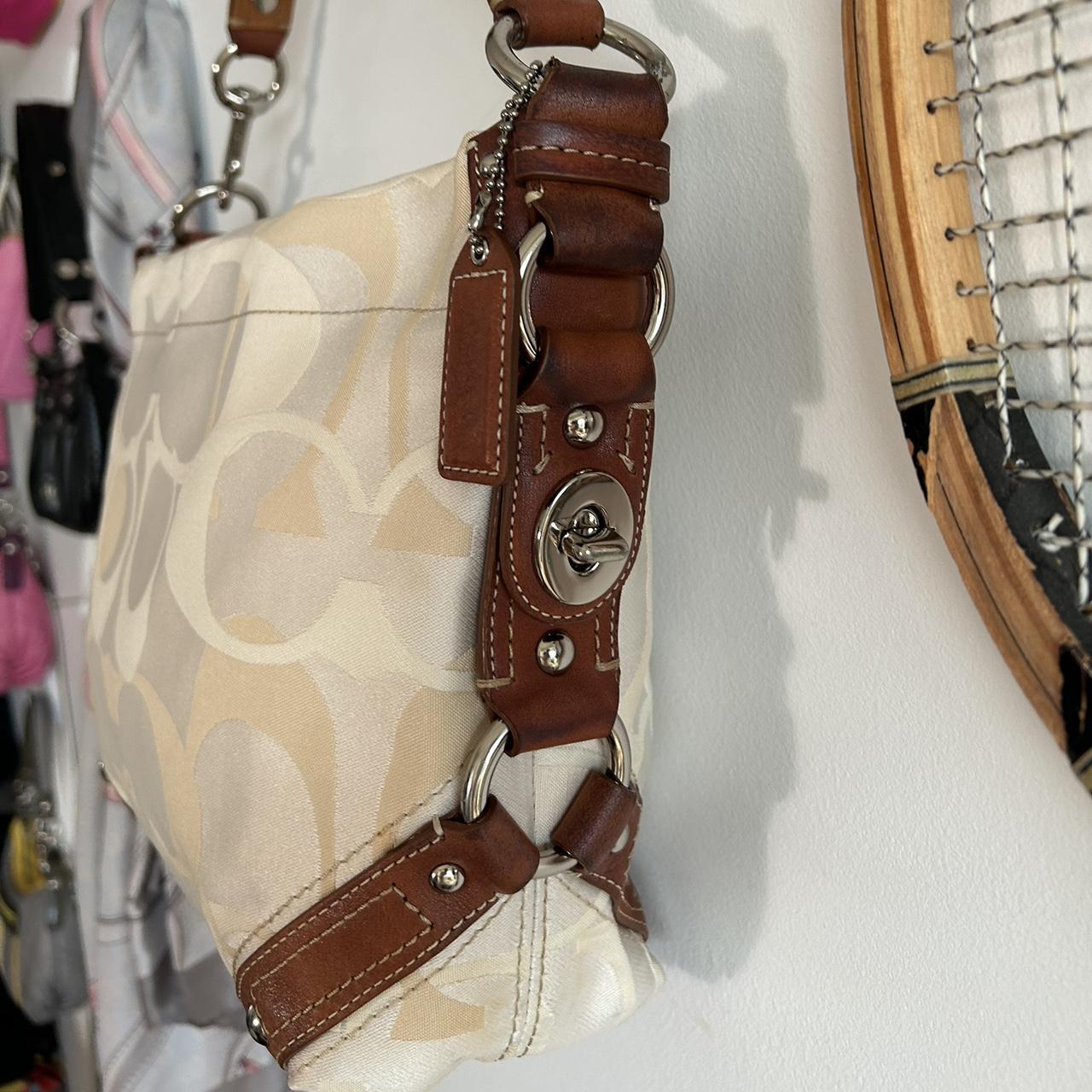 COACH CARLY OPTIC 11960 RARE CREAM MADE IN 2008... | Depop