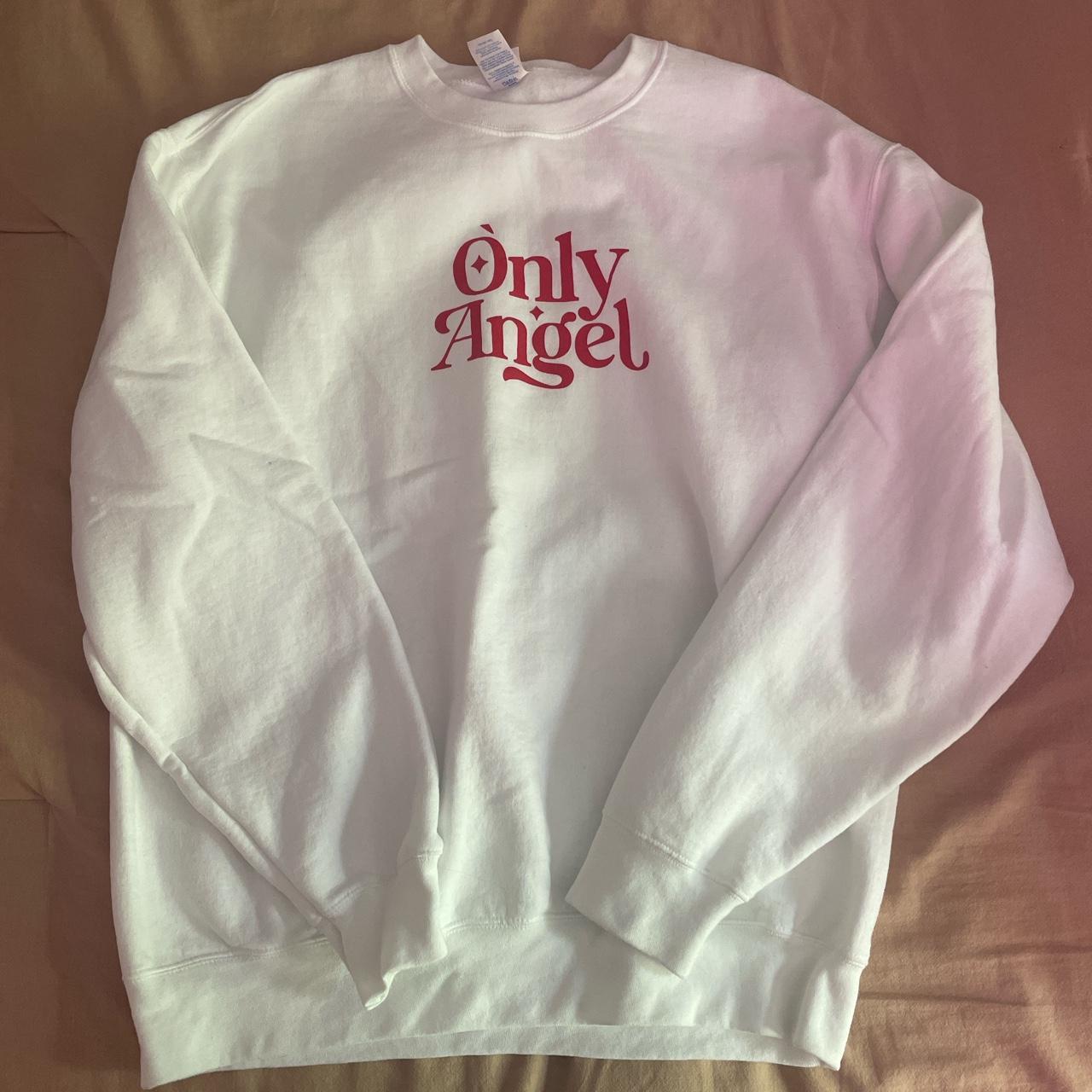 harry styles only angel merch crewneck from pressed... - Depop