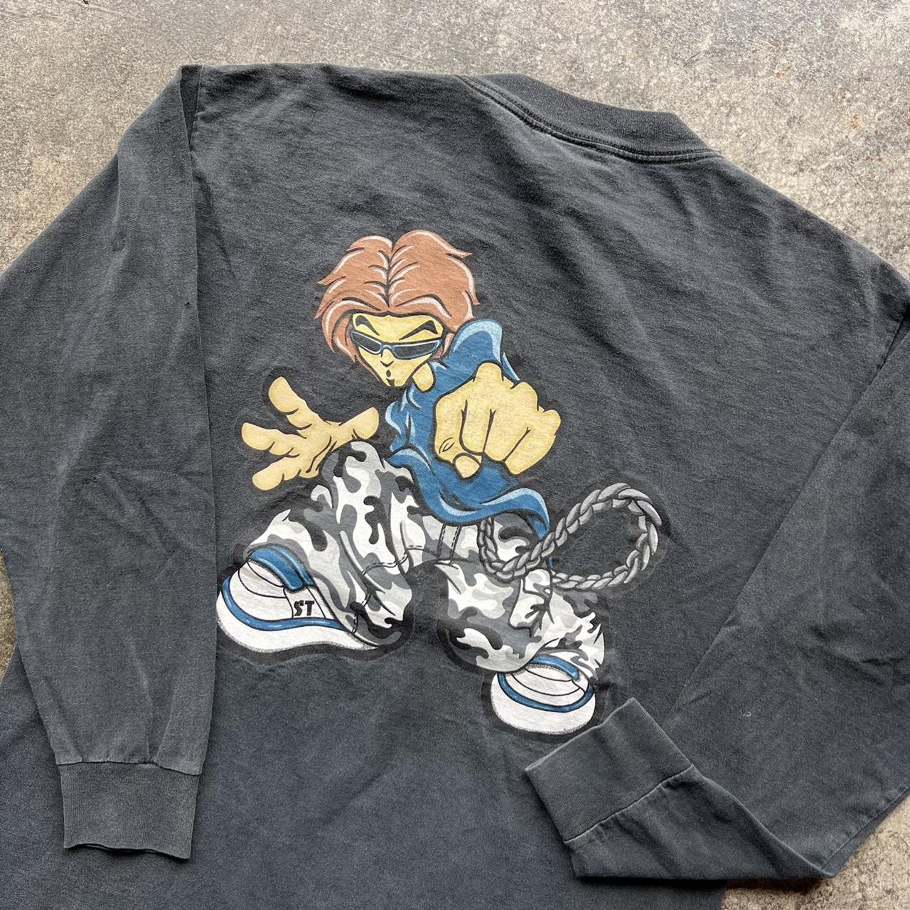 Vintage 90s ST Streetwear Longsleeve T Shirt Mens... - Depop