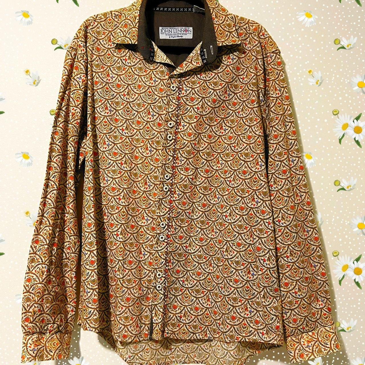 Men’s John Lennon Dress Shirt Fantastic print,... - Depop