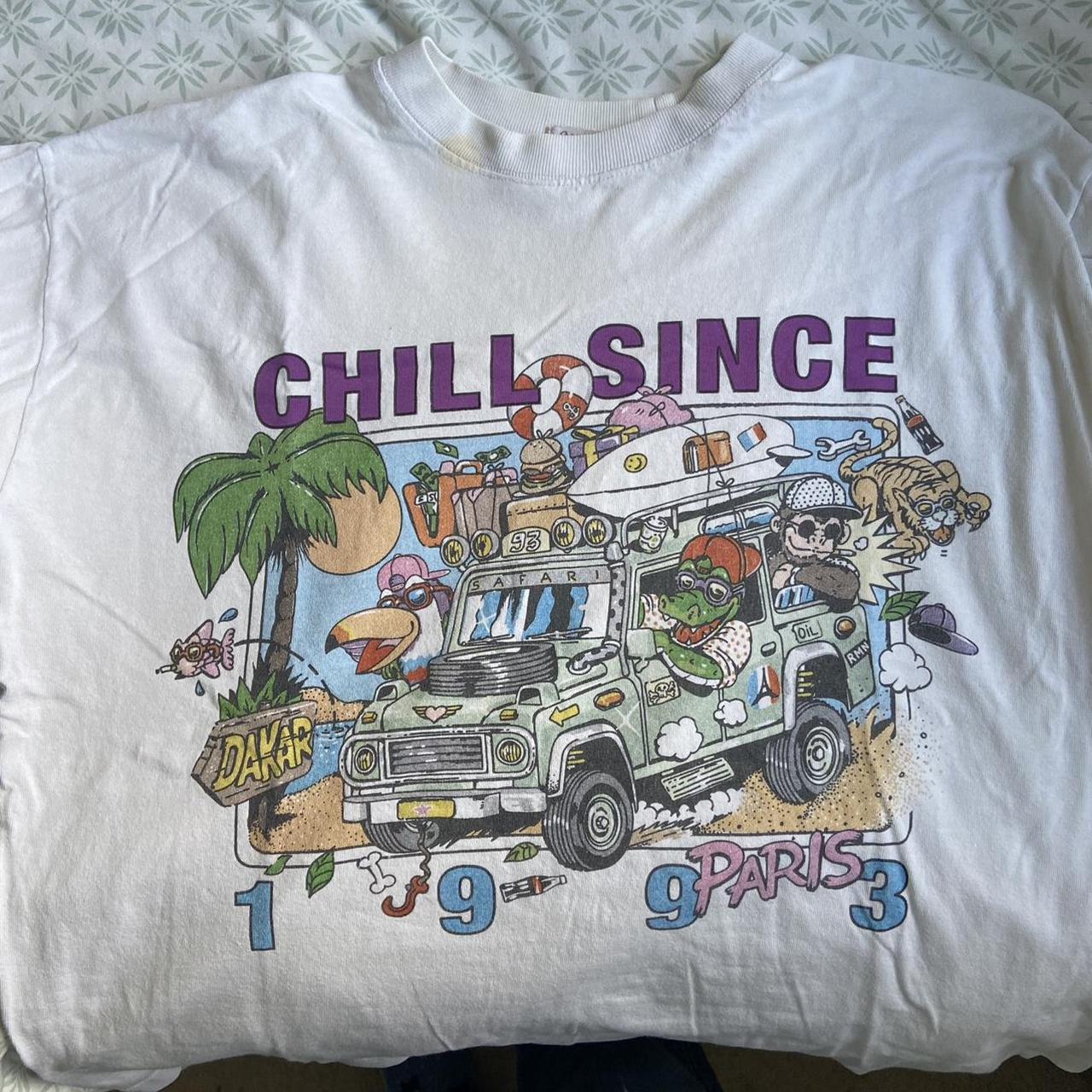 BRANDY CHILL SINCE OVERSIZED TOP - brandy... - Depop