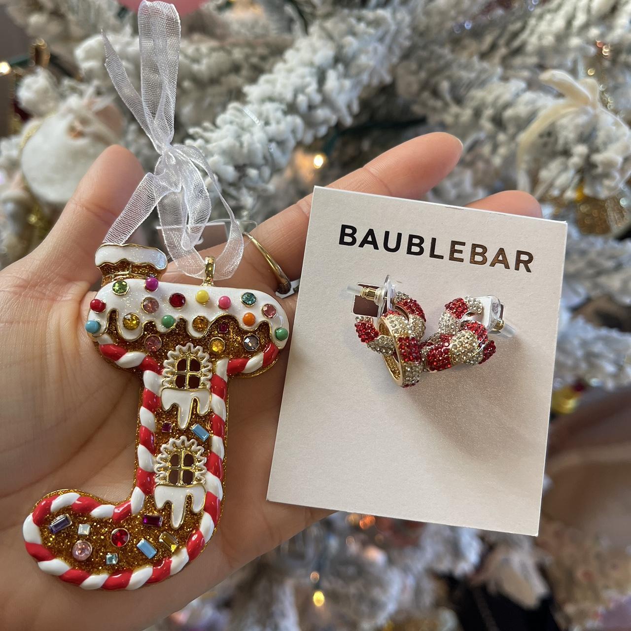 😍 BAUBLEBAR “Gingerbread Initial Ornament” in... - Depop