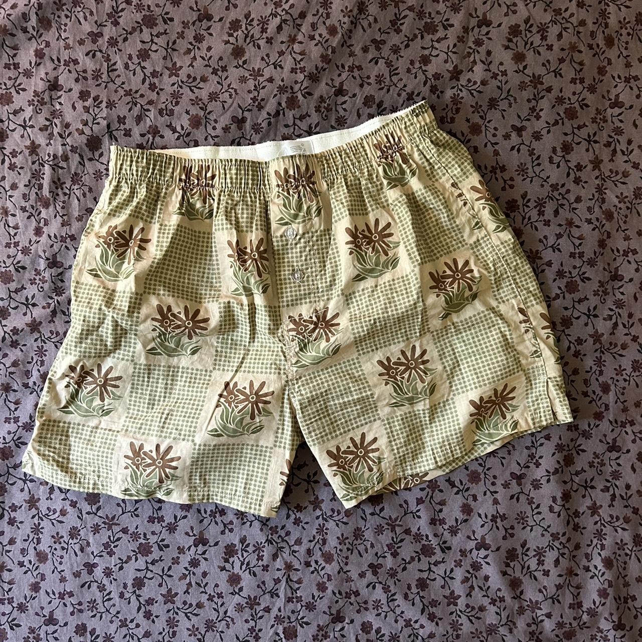 urban outfitters floral women’s boxer shorts #urban... - Depop