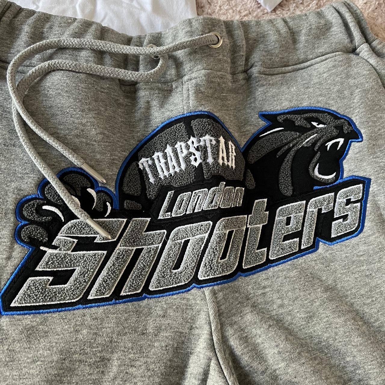 Trapstar shooters shorts set white/grey Brand new... - Depop