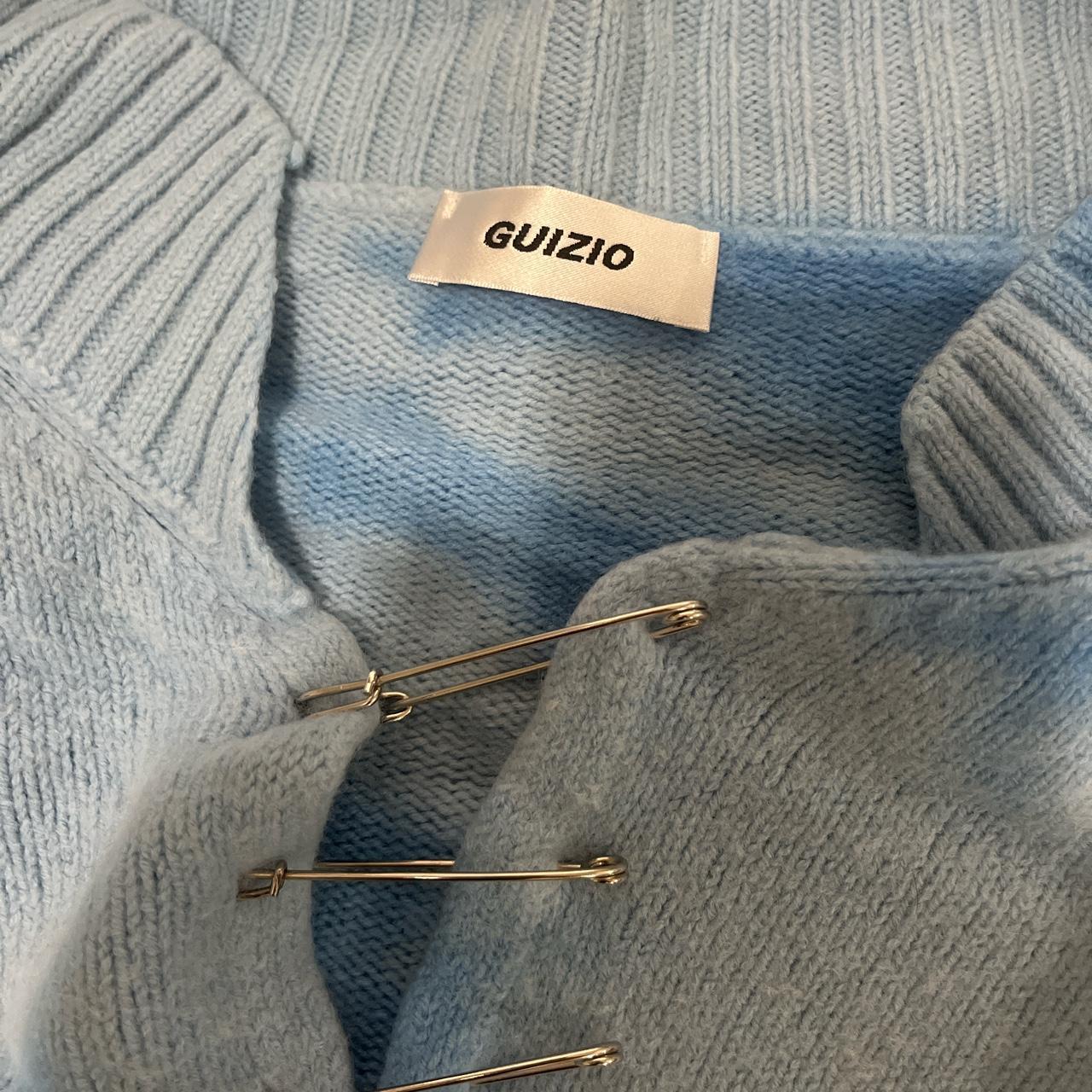 Danielle Guizio safety pin sweater. It shrunk a... | Depop