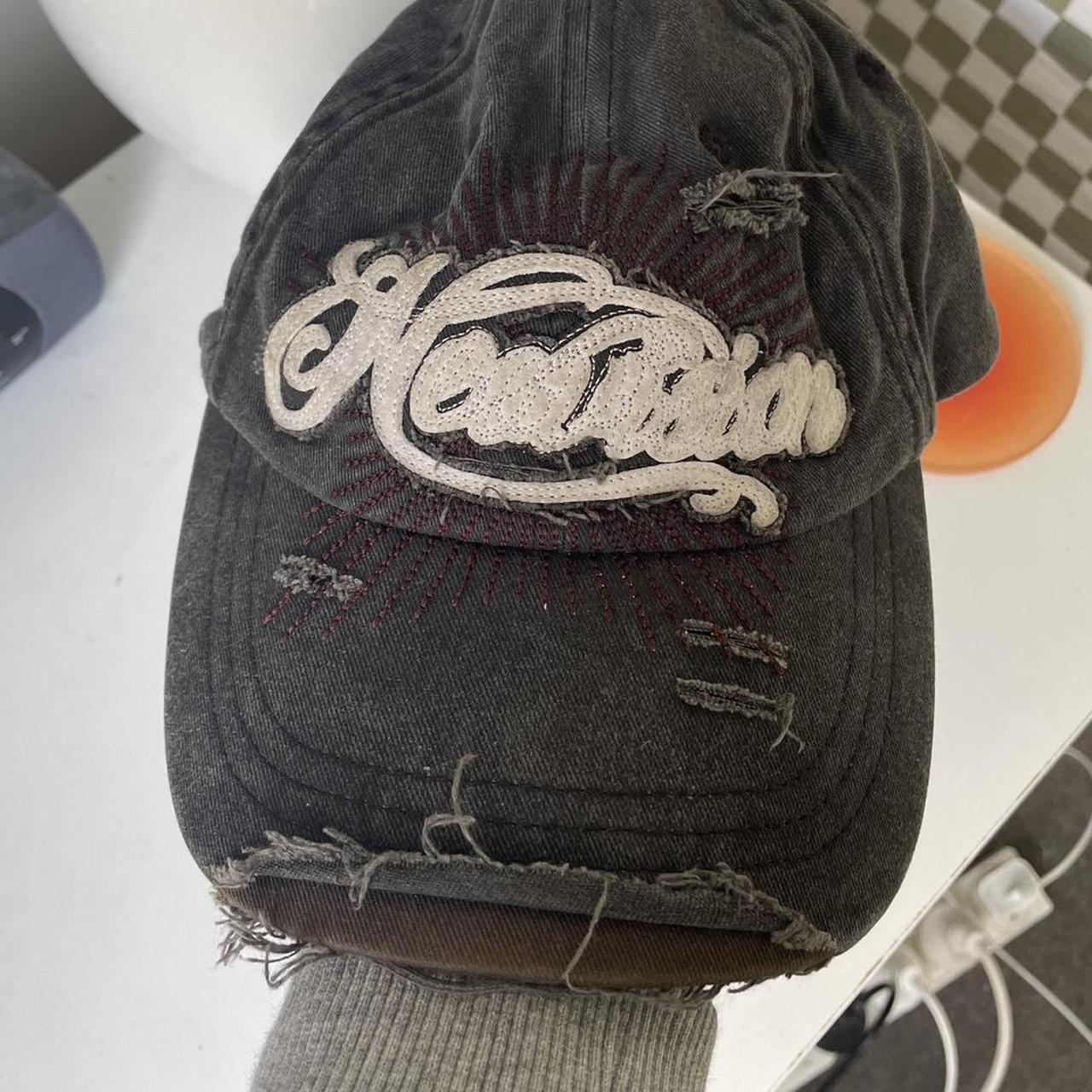 Neovision cap #pitch #festival #cap #distressedhat... | Depop