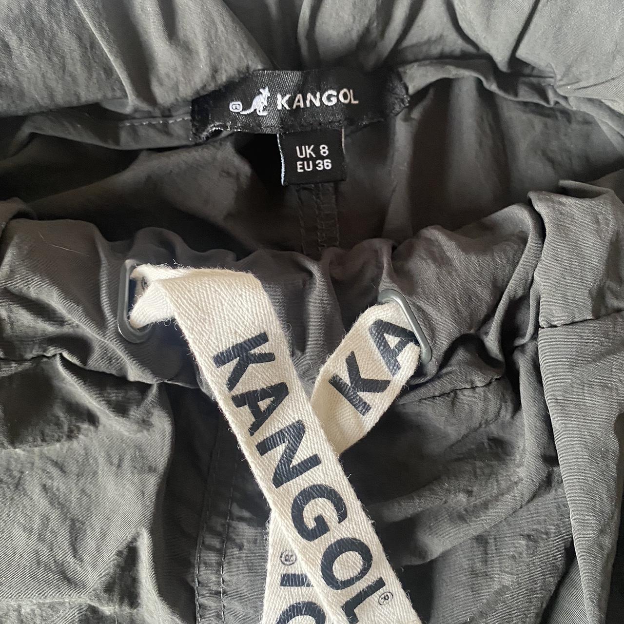 Slate Grey Kangol cargo style trousers. Elastic... - Depop