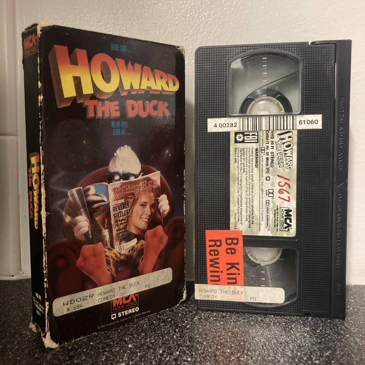 1986 Howard the Duck VHS #tape #scifi #action - Depop
