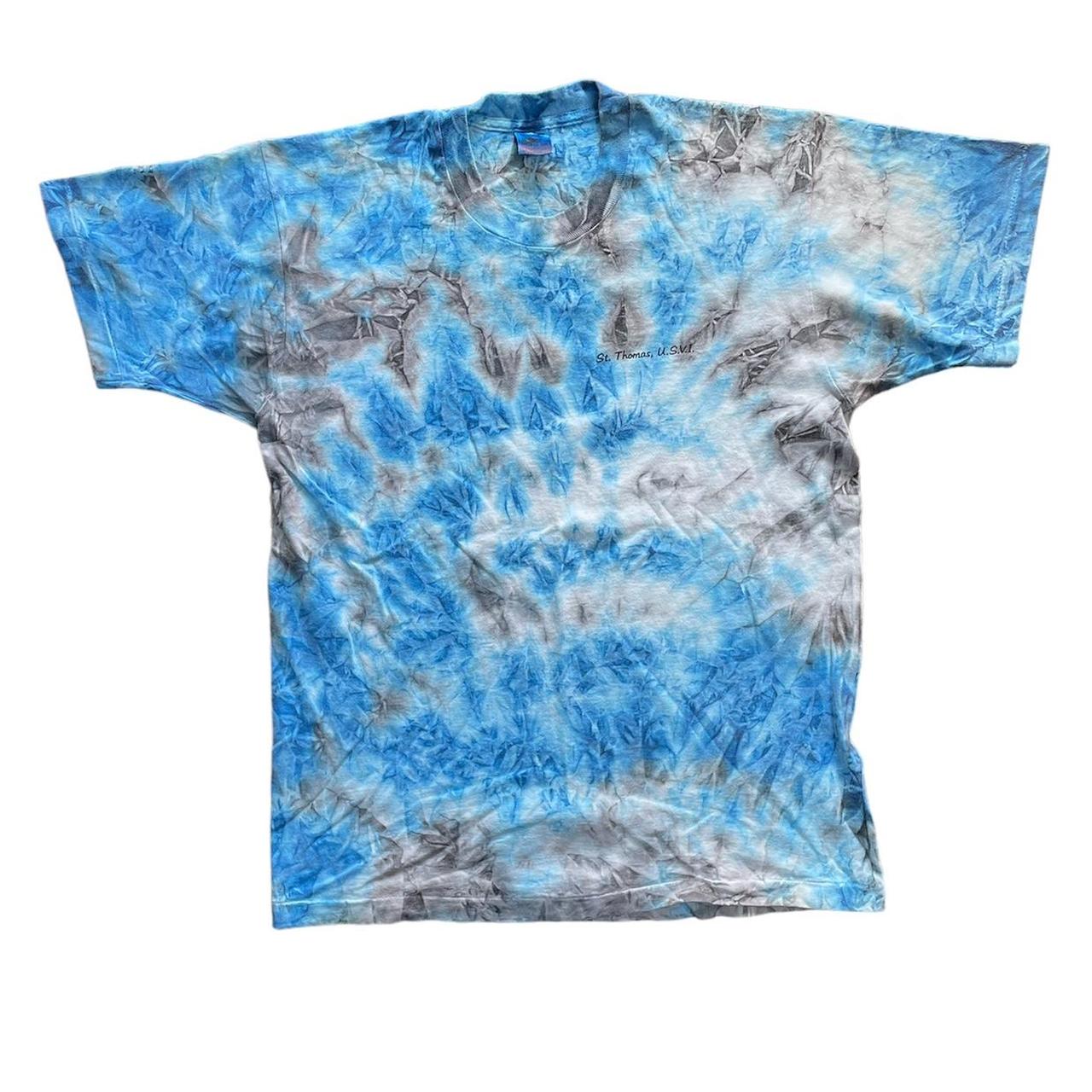 Vintage St Thomas Marlin Shirt Size XL Tye die... - Depop