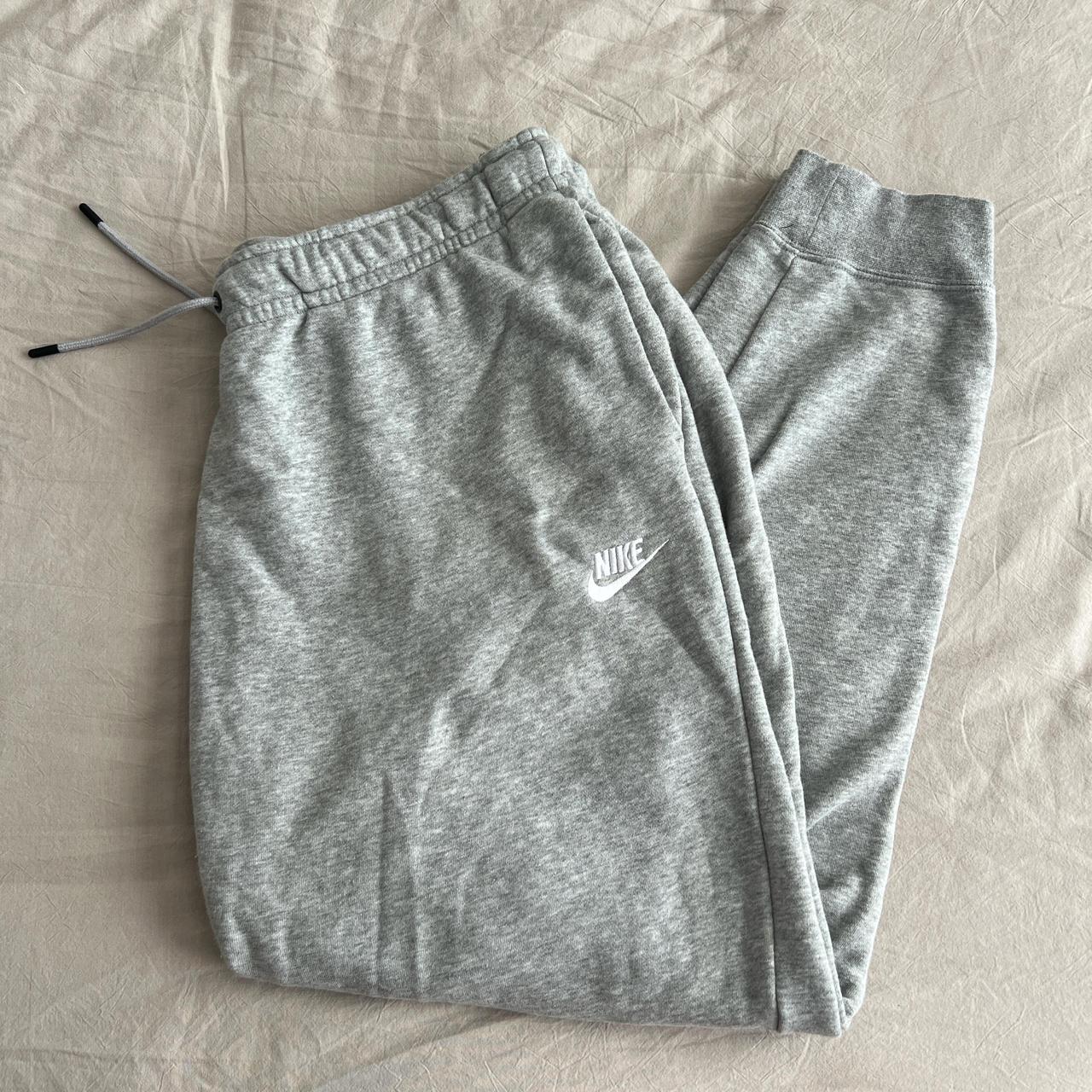 Lightly worn gray Nike sweatpants/joggers. Some... - Depop