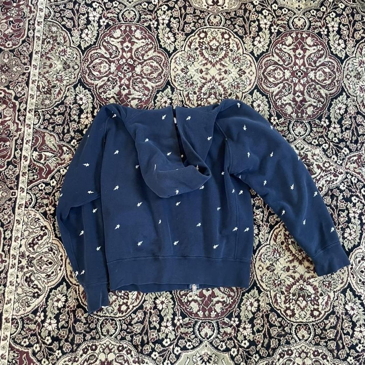 RARE BAPE navy blue star zip up lmk if you want try... - Depop