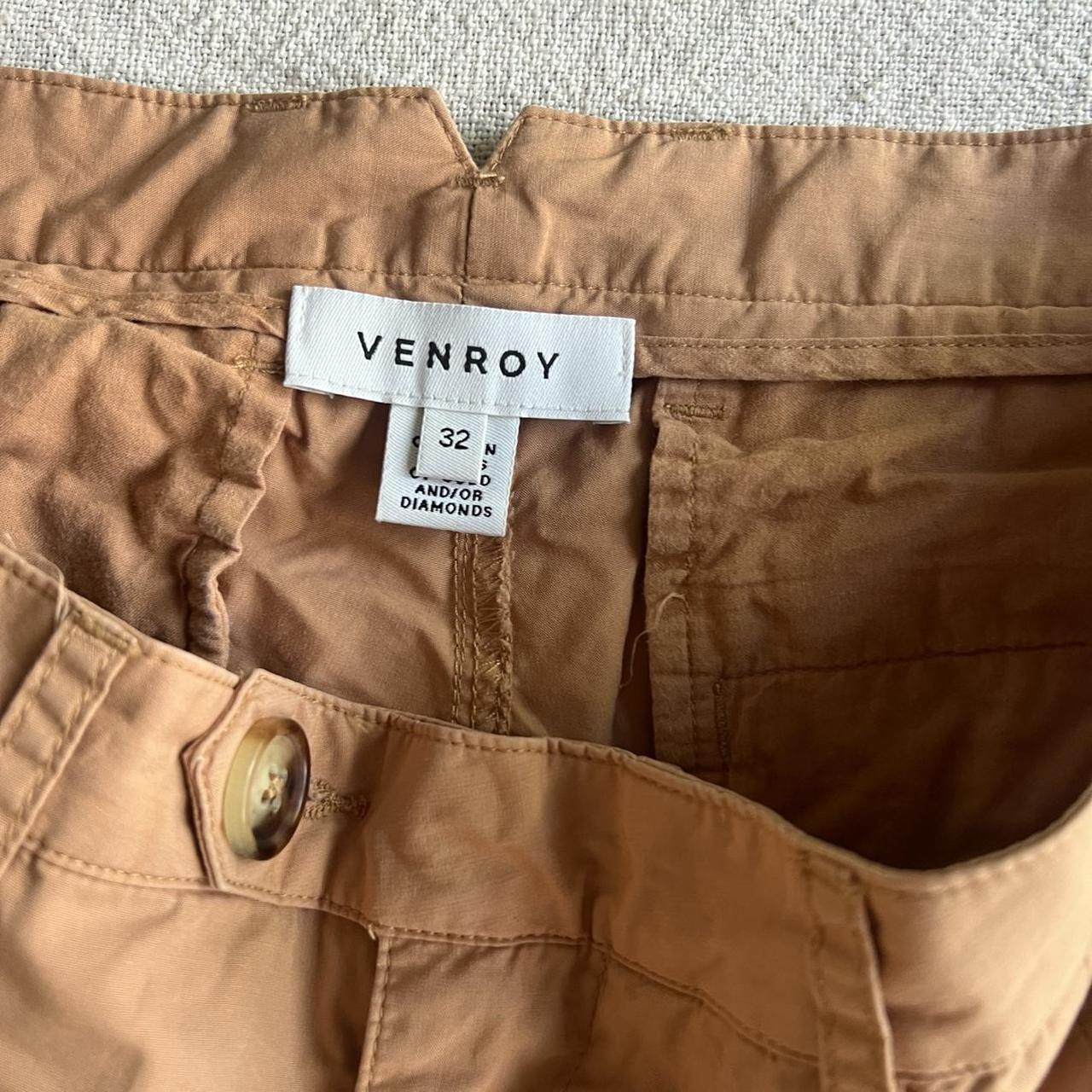 Men's VENROY pants, 100% cotton tan colour, with... - Depop