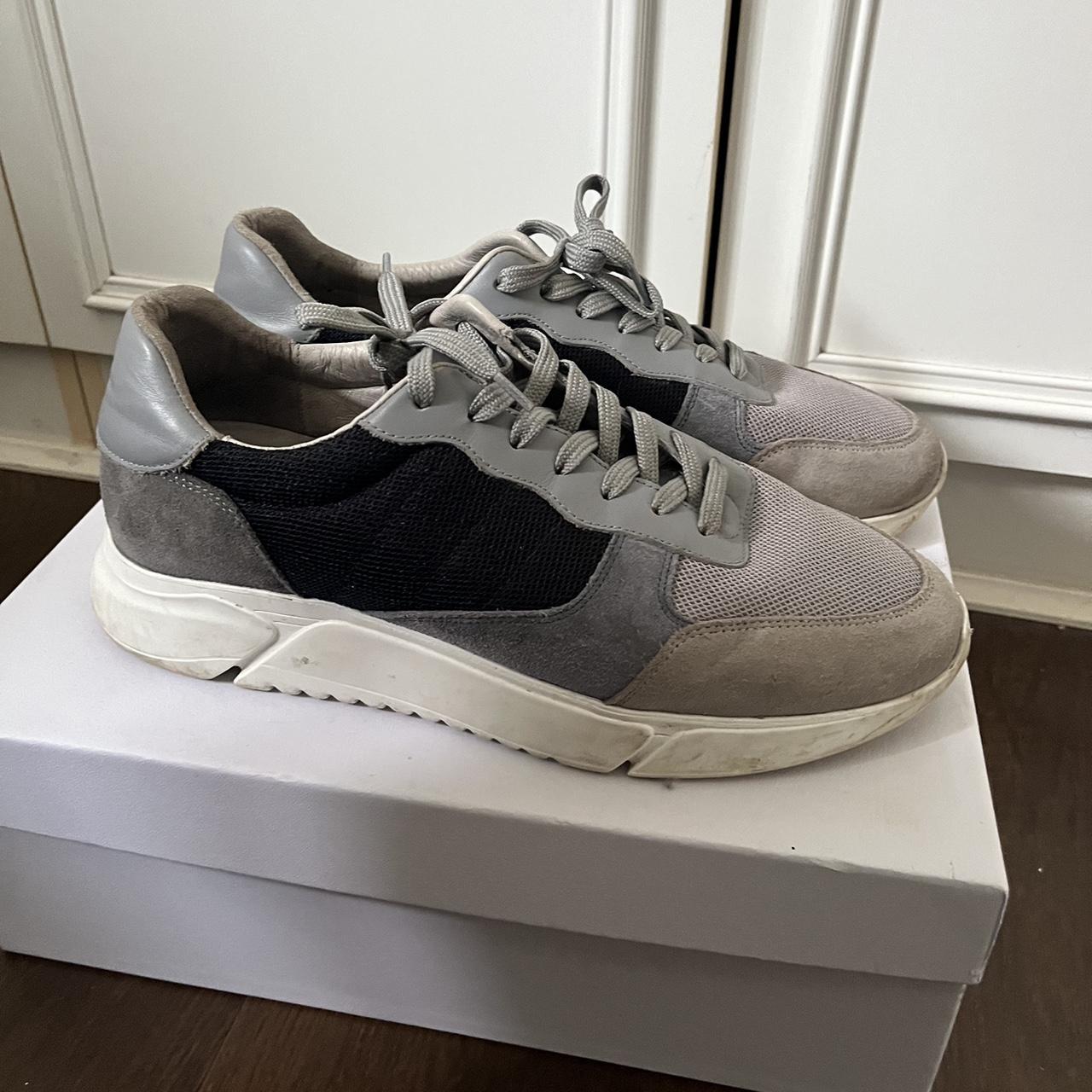 Arne Active Runner in grey and navy #arne... - Depop