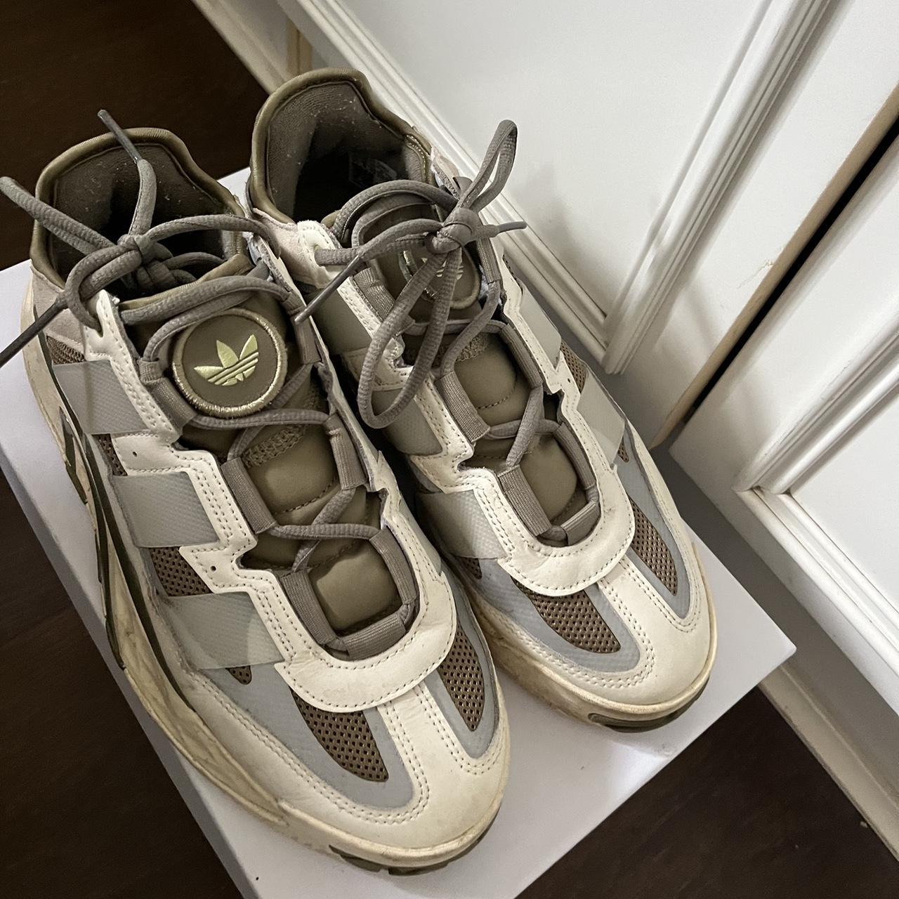 Adidas original Niteball trainers in off white and... - Depop