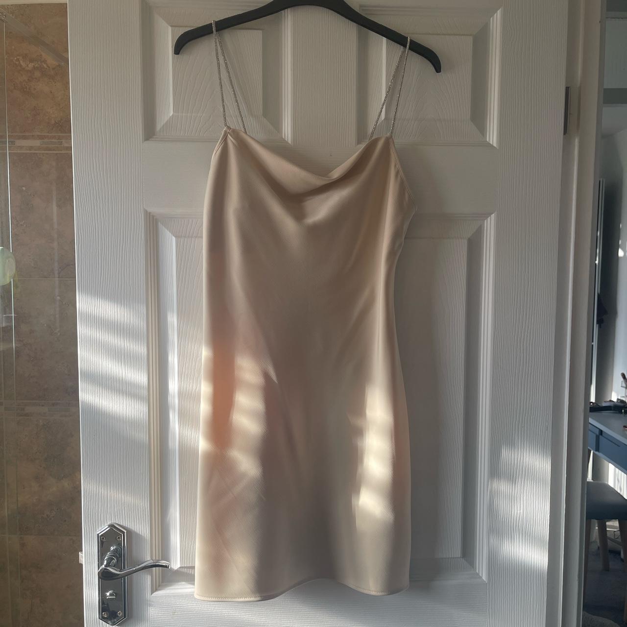 Primark satin mini dress Never worn with tags Size... - Depop