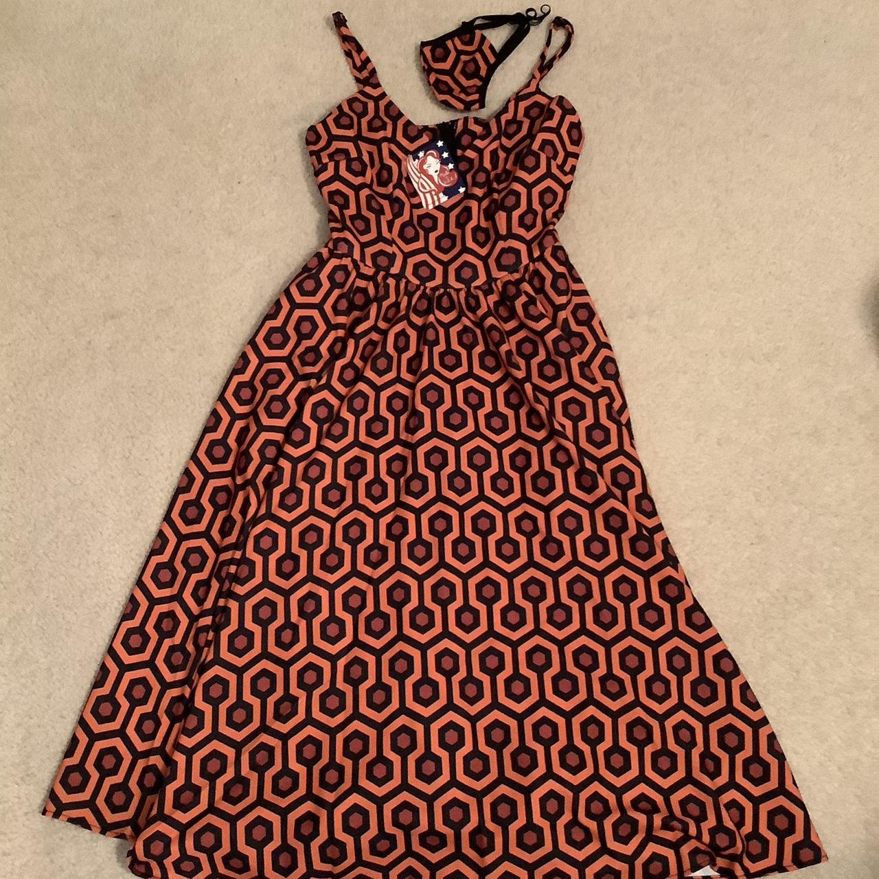 Pinup Girl Laura Byrnes Amalie Swing Dress 60s Hotel... - Depop