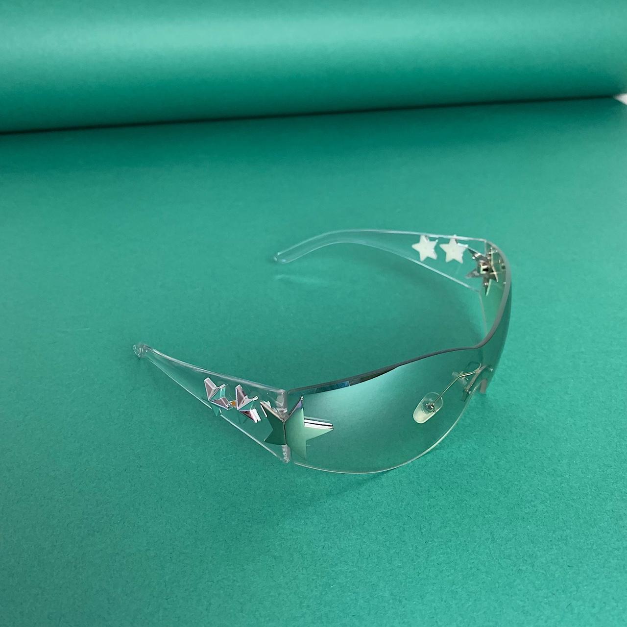 Y2k 2000s Vintage Style Frameless Silver Star Depop