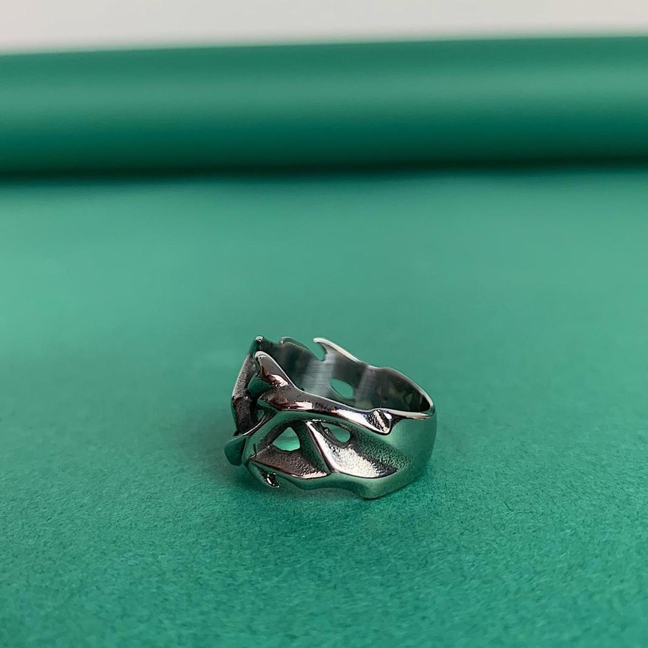 Y2k 2000s opium thorn silver sterling silver punk... - Depop