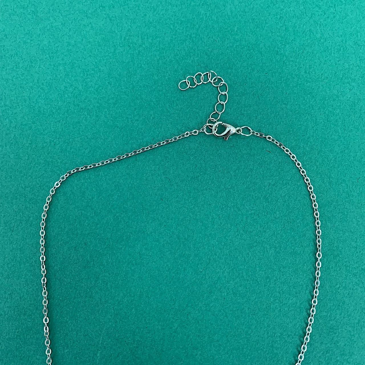 Y2k 2000s style Silver 4 Leaf Clover Black... - Depop