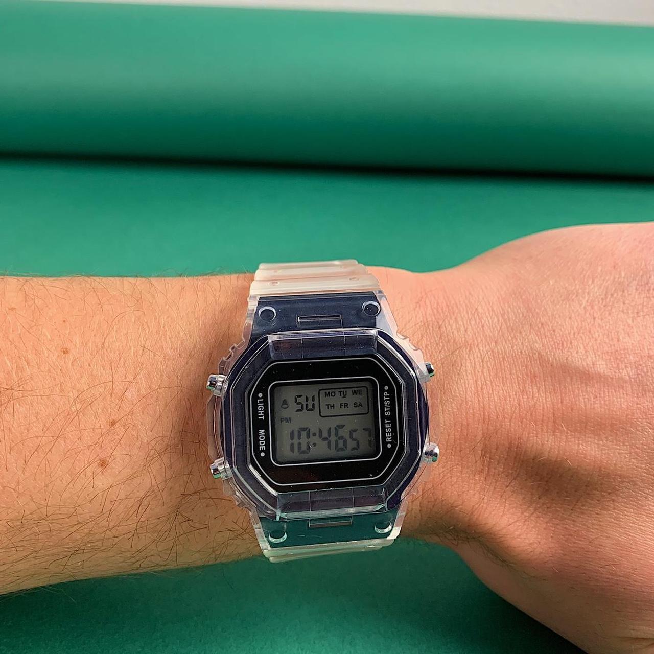 Cyber y2k 2000s retro vintage style transparent... | Depop