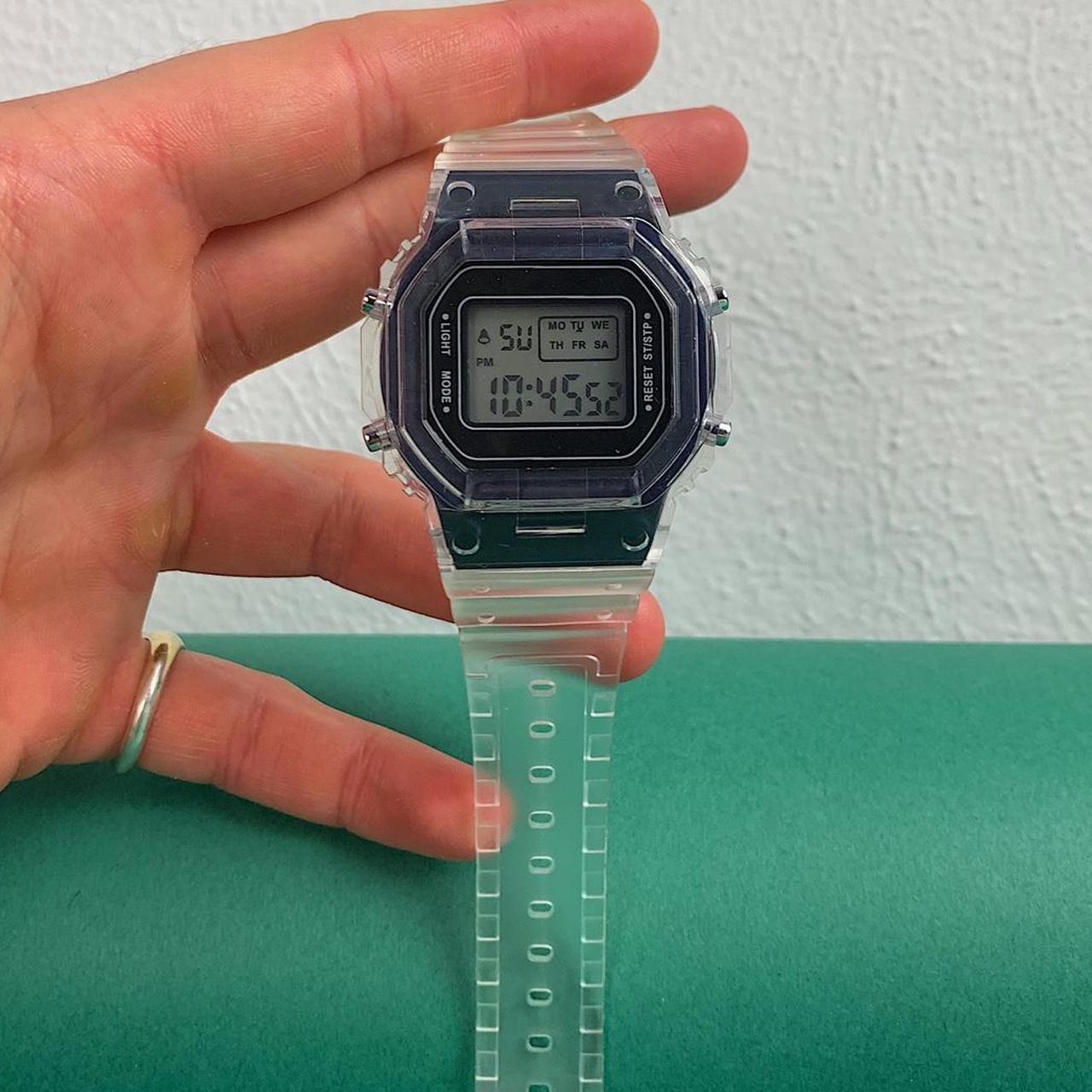 Cyber y2k 2000s retro vintage style transparent... | Depop