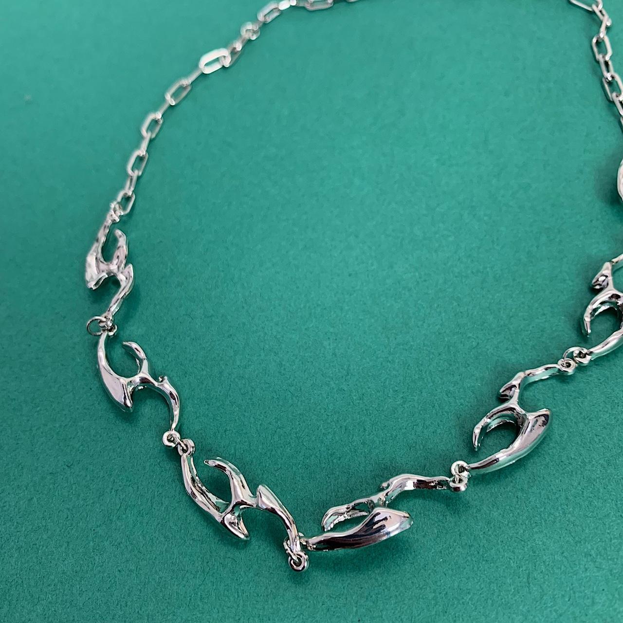 Vintage y2k opium punk skater style pendant necklace... | Depop