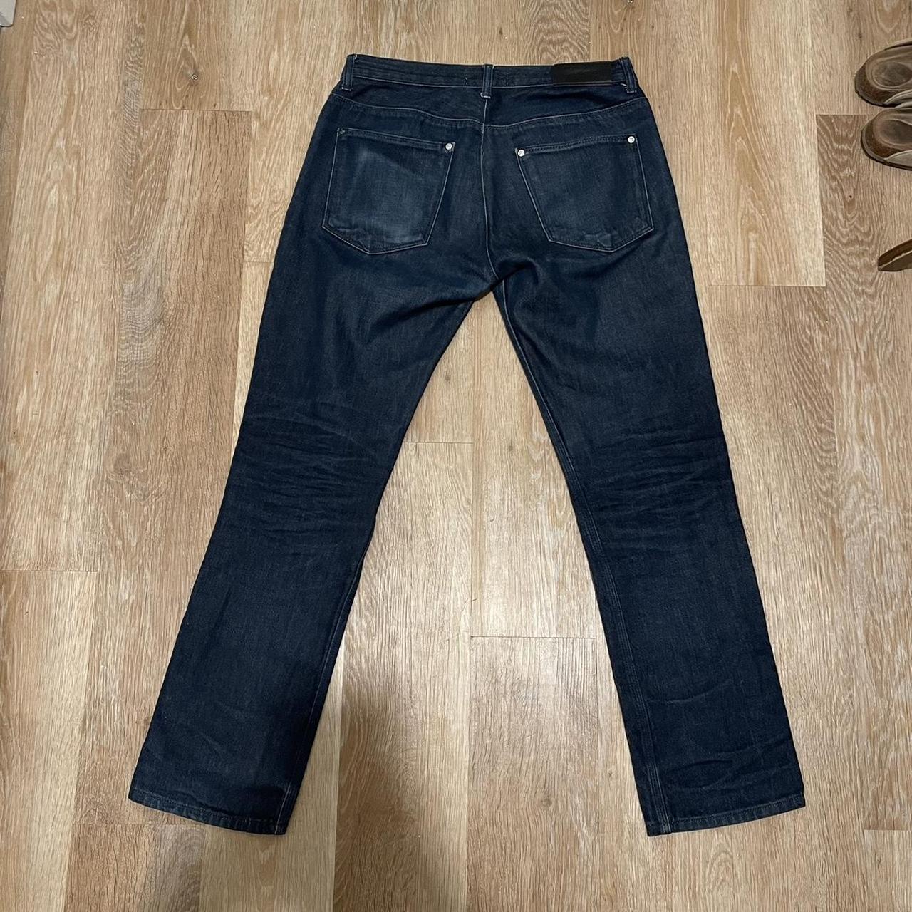 Acne Studios “Max” Raw Denim Jeans Sz -... - Depop