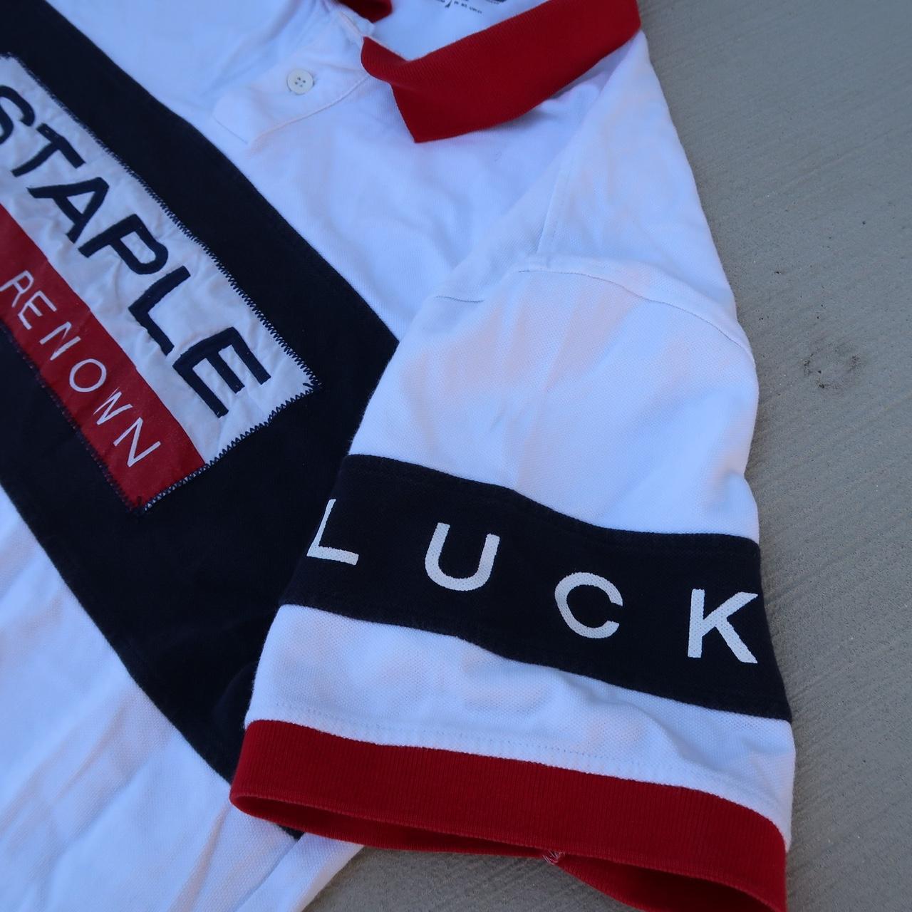 Vintage Y2K Staple World Renown polo shirt. Some... - Depop